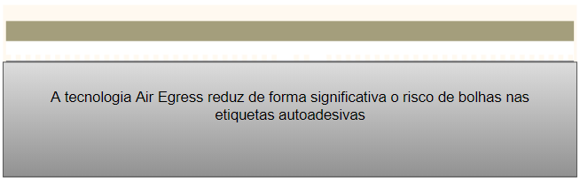 Rótulos autoadesivos e a tecnologia Air Egress: aplicações livres de ...